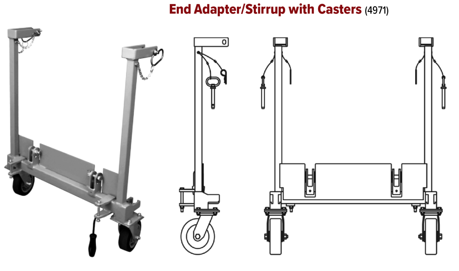 Fixed Modular Platform—Stirrups & Connectors - Spider Staging