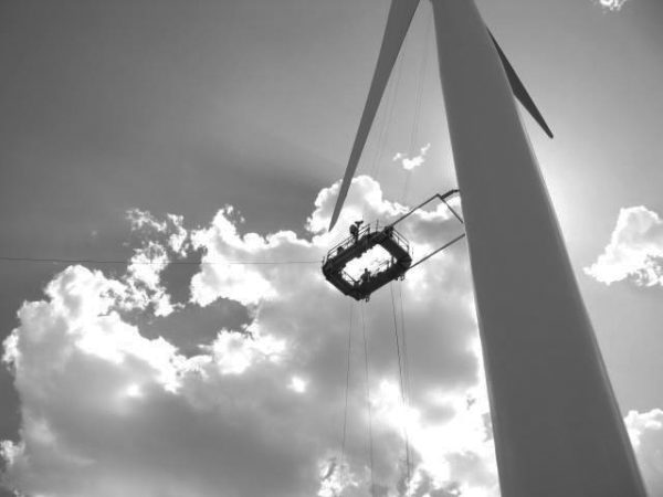 Wind Turbine Access: Hackberry - Spider Staging