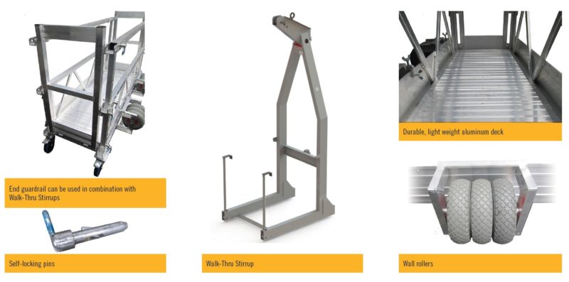 Knockdown Modular Platform System - Spider Staging