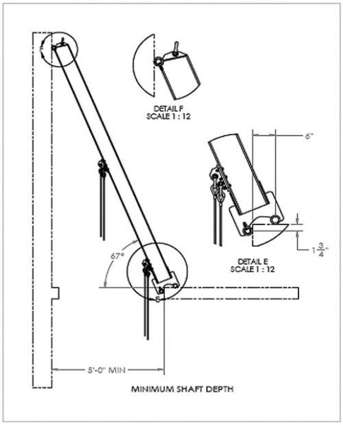 Lean-to Rigging Beam - Spider Staging