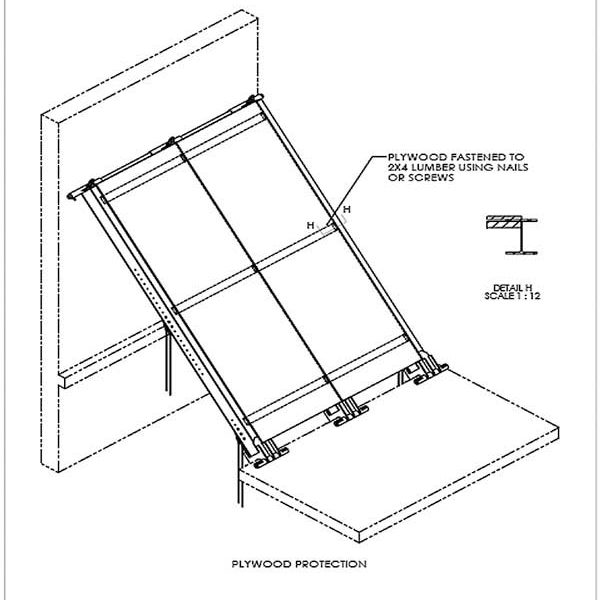 Lean-to Rigging Beam - Spider Staging