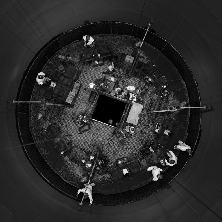 Stack Access: Oak Grove Power Plant - Spider Staging