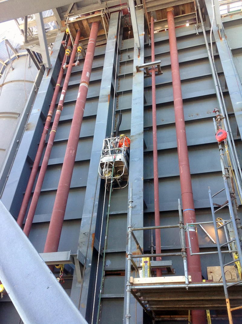 Power Plant Construction and Maintenance - Spider Staging