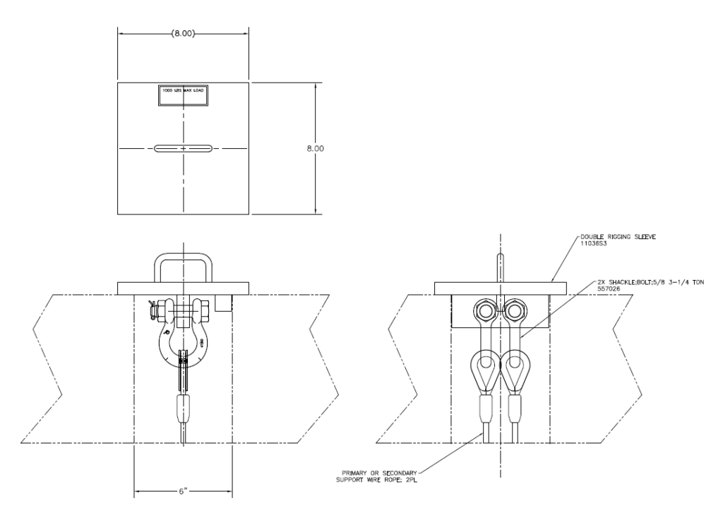 Rigging Sleeve - Spider Staging