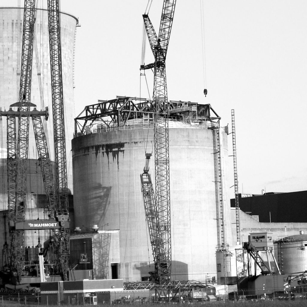 Nuclear Plant Work: TVA Watts Bar Nuclear Plant - Spider Staging