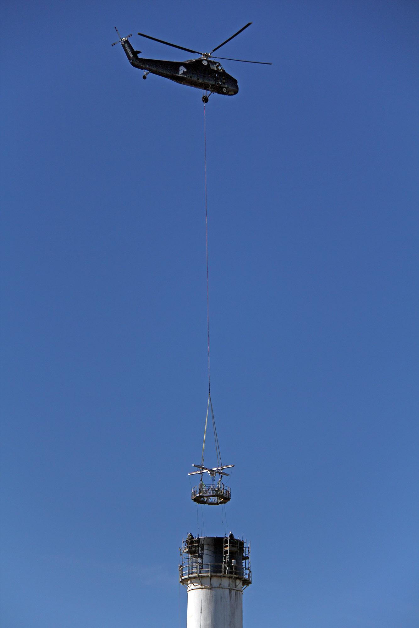 Tesoro Golden Eagle Refinery Unit #6 Chimney Refractory Repair - Spider ...