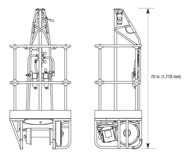 ST-19A Demountable Air Spider Drum Hoist - Spider Staging