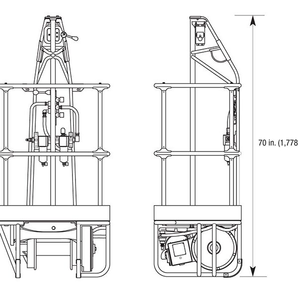 ST-19A Demountable Air Spider Drum Hoist - Spider Staging