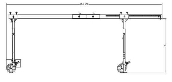 Rolling & Fixed Outrigger Gantry Stands - Spider Staging