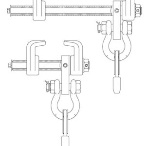 Adjustable I-Beam Clamps - Spider Staging