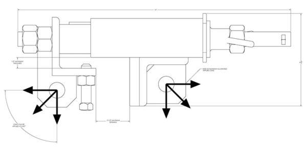 Adjustable Tank Edge Clamps - Spider Staging
